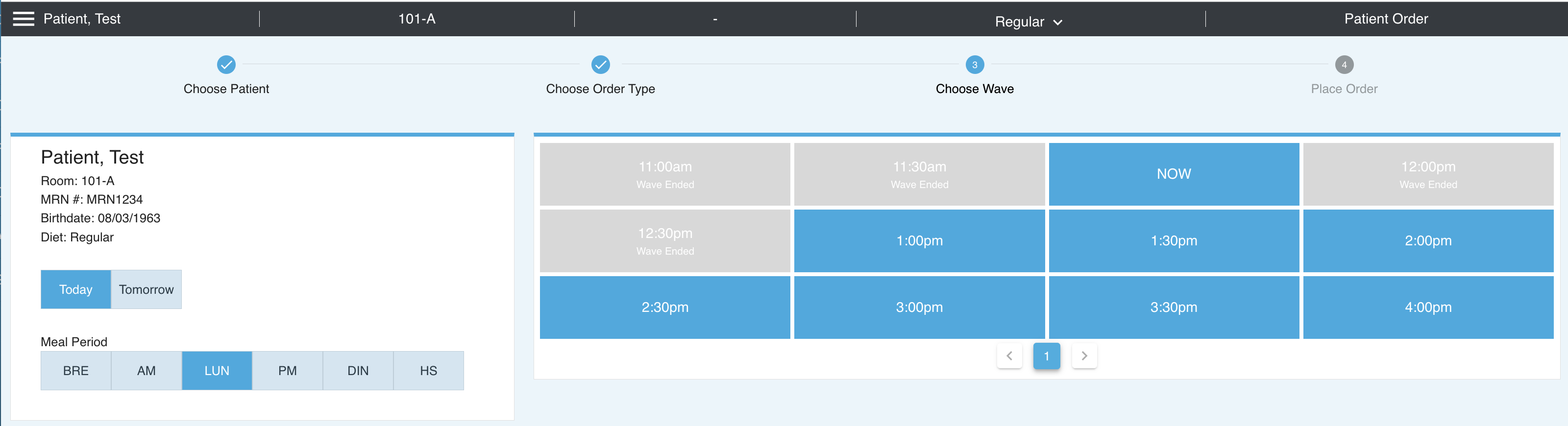 Entering Patient Orders