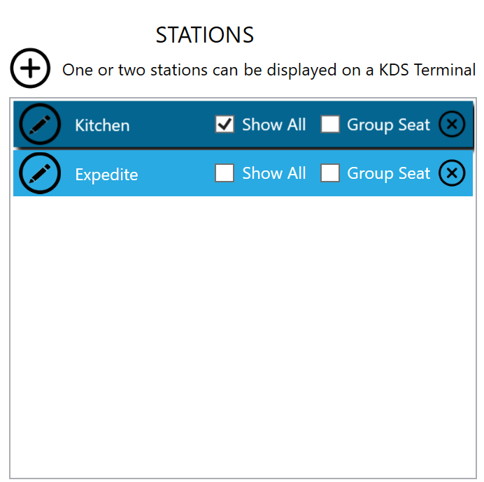 GEMpos KDS and KDS Expo Setup