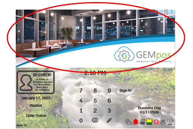 GEMpos POS, Kiosk, and Customer Display Banners