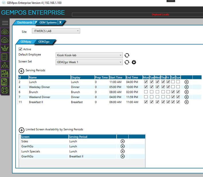 GEM2go Setup with GEMpos