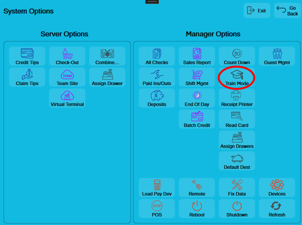 GEMpos POS Employee Training Mode