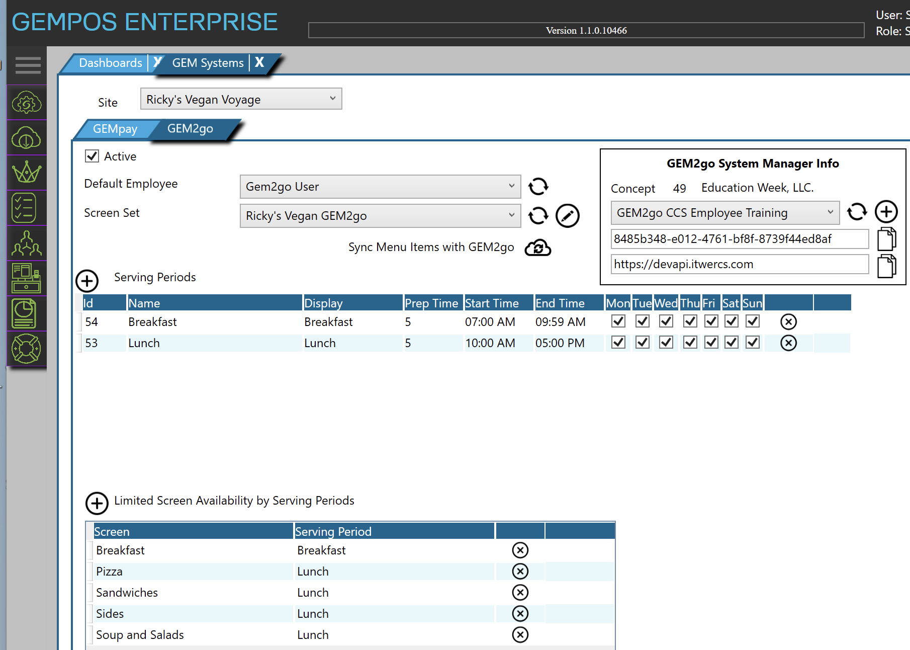 GEM2go Setup with GEMpos