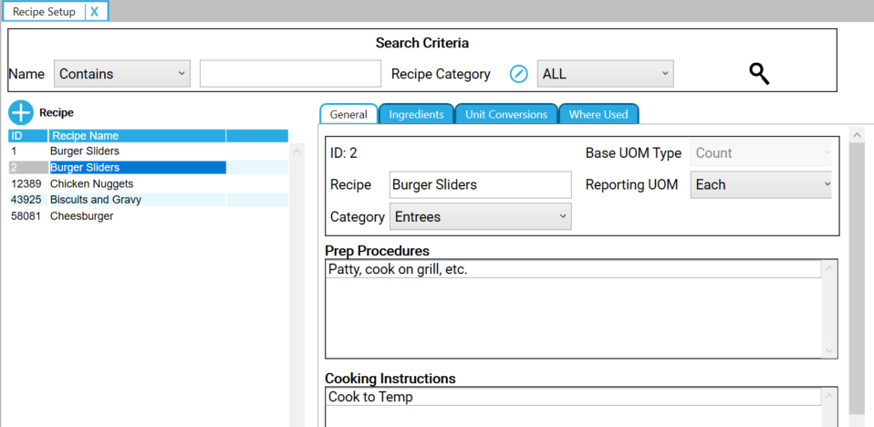 Adding/Editing Inventory Items